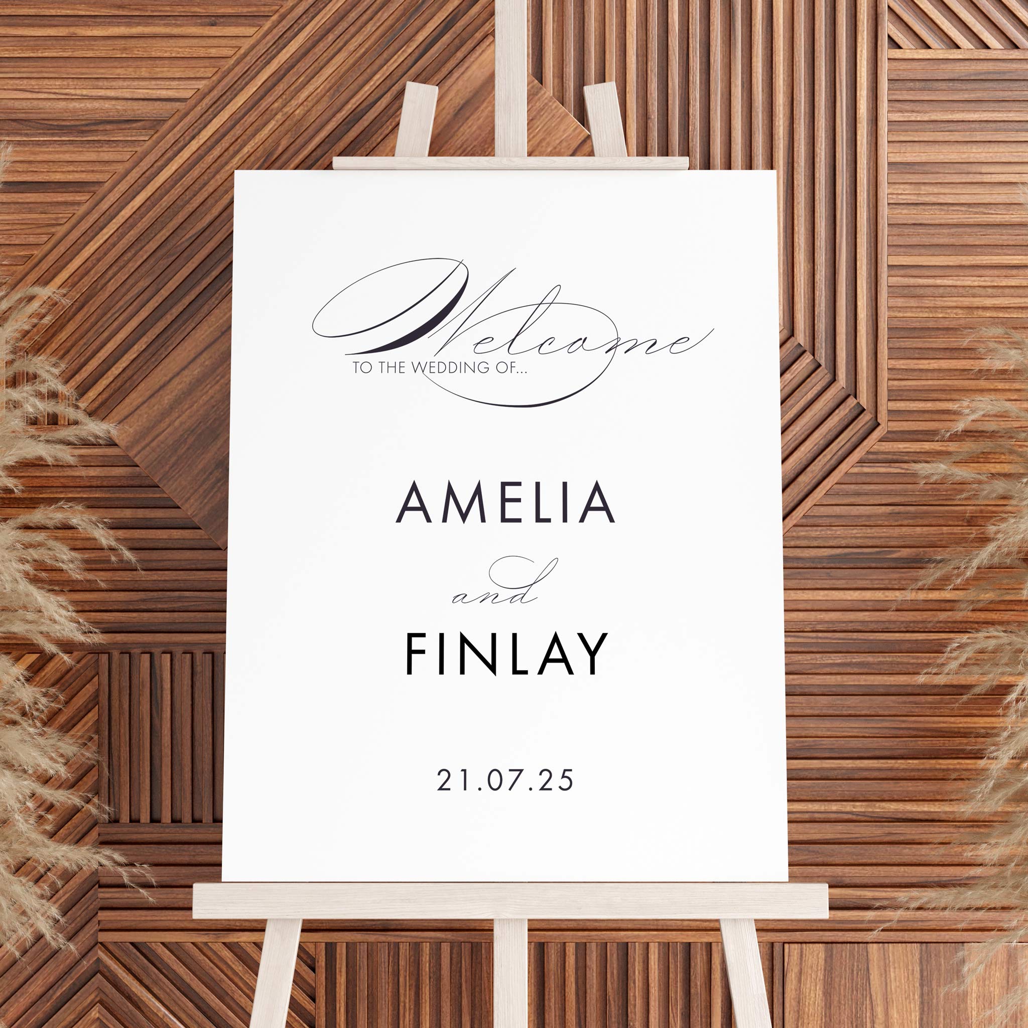Wedding Welcome Sign, Calligraphy